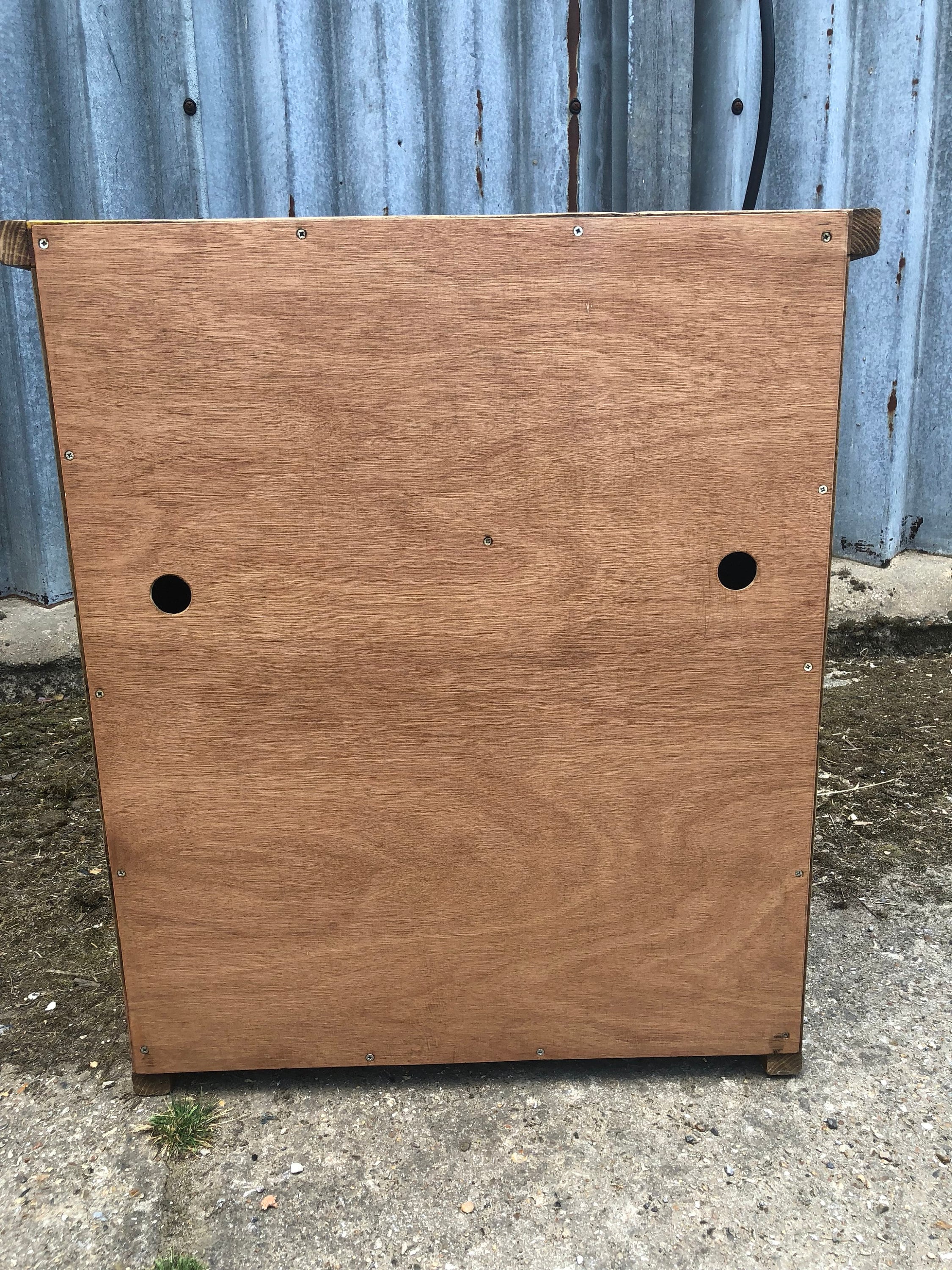 Rustic Up-cycled Side Table / Cupboard for Delivery Charge Info See ...