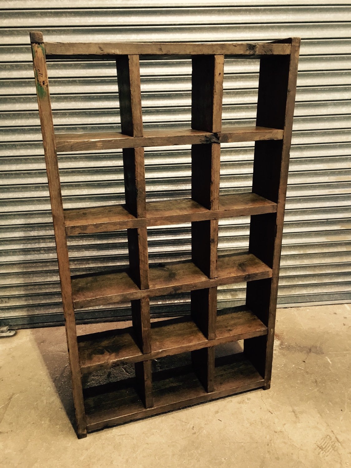 The Standard Industrial Up-cycled Pigeon Hole Shelving Unit for ...