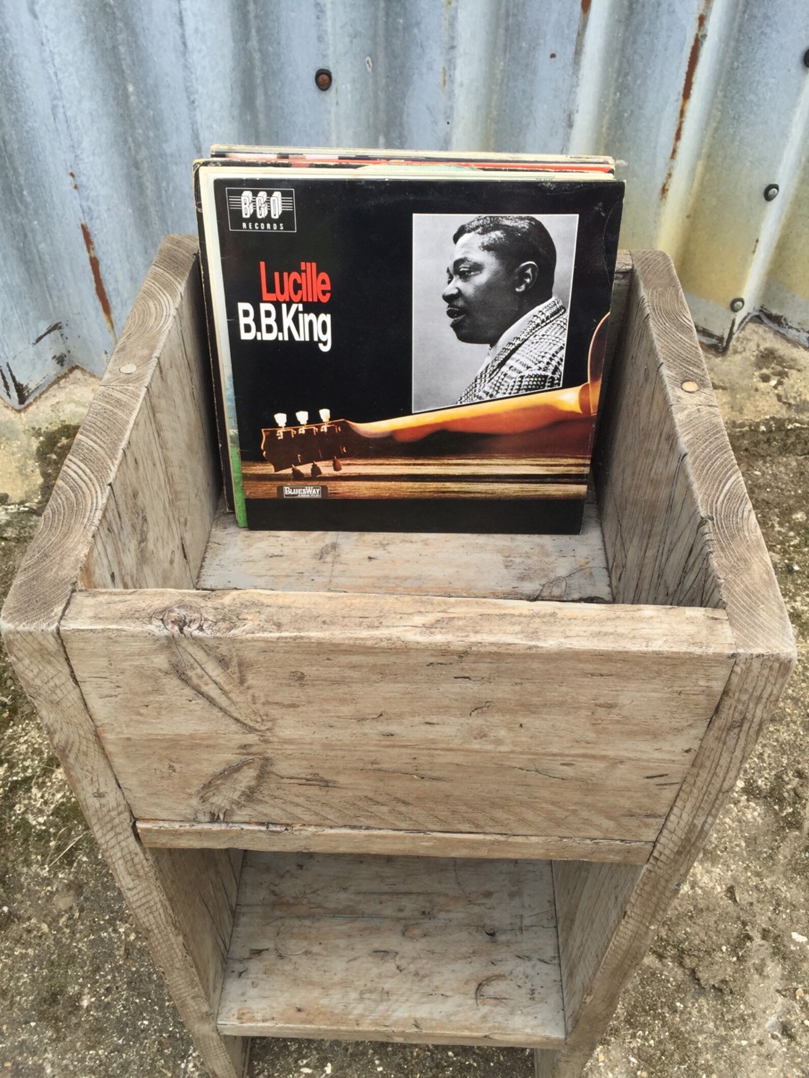 Reclaimed Record Display Units. for Delivery Charge Info See - Etsy