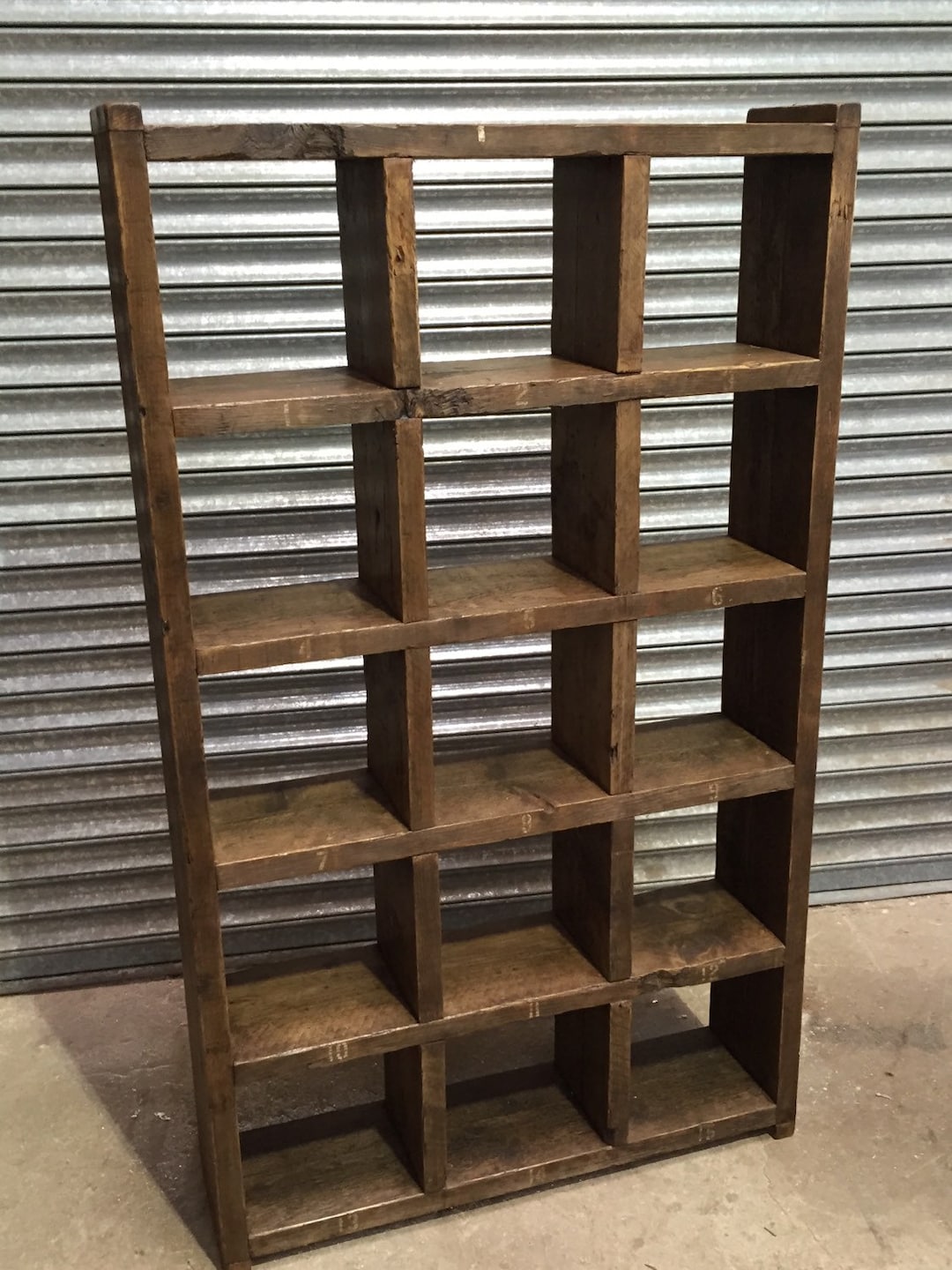 The Standard! Industrial Up-cycled Pigeon Hole Shelving Unit ( for ...