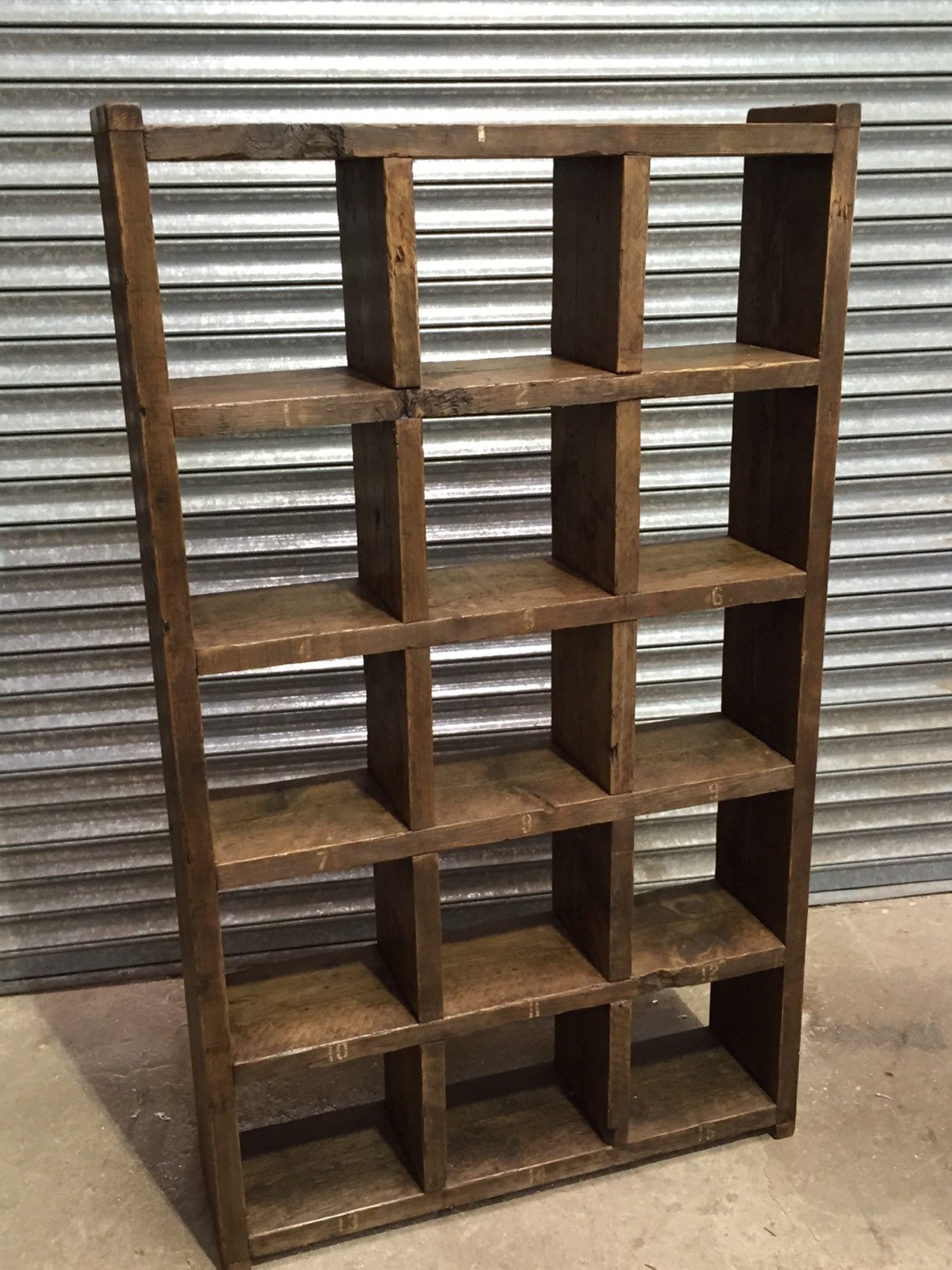 The Standard! Industrial Up-cycled Pigeon Hole Shelving Unit ( for ...