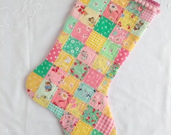 LARGE CHRISTMAS STOCKING, Ruby Star Society Fabric Holiday Stocking ...