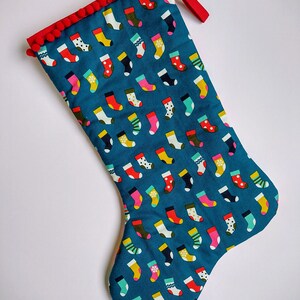 LARGE CHRISTMAS STOCKING, Ruby Star Society Fabric Holiday Stocking ...