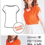Beginner Blouse Pattern PDF Sewing Pattern | Etsy