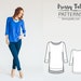 Beginner Top Patterns PDF Sewing Patterns - Etsy