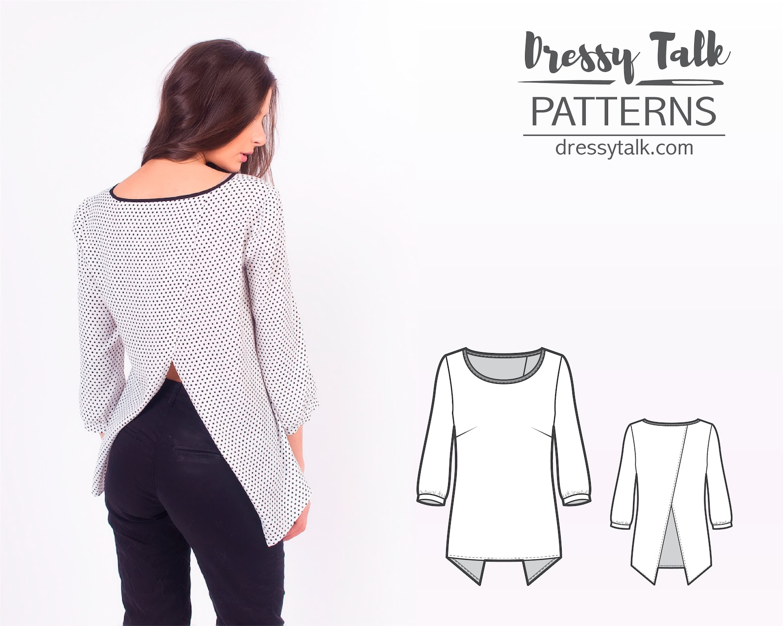 Top Patterns Cross Back Top Pattern Blouse Patterns - Etsy