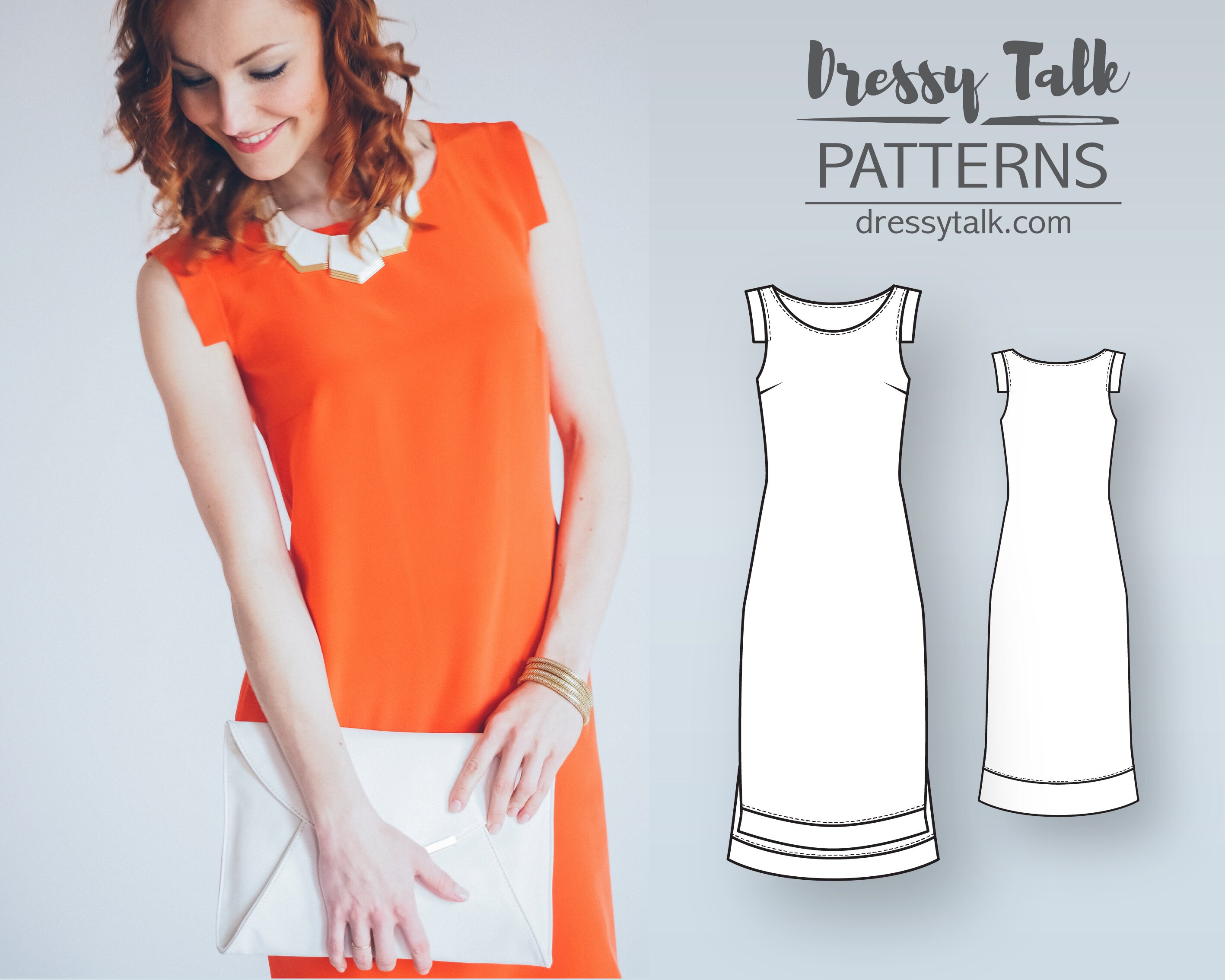 Dress Pattern Dress Sewing Patterns Sewing Tutorials - Etsy
