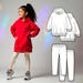 Kids Tracksuit PDF Sewing Pattern, DIY Hoodie and Sweatpants Set ...