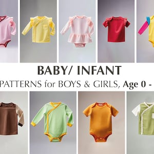 Sewing Bundle PDF - KIDS Sewing Patterns - Kids Sewing Tutorial - PDF ...