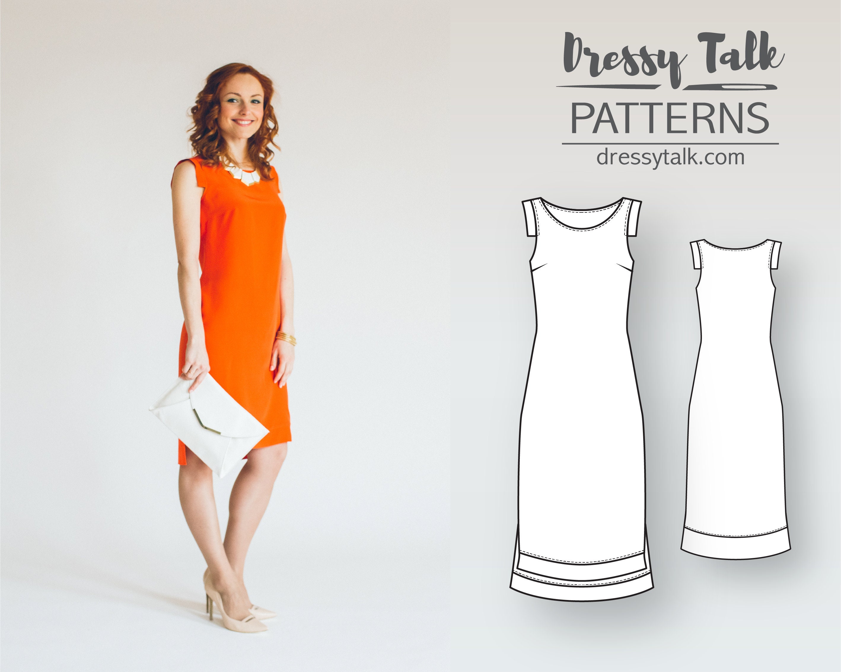 Dress Pattern Dress Sewing Patterns Sewing Tutorials - Etsy
