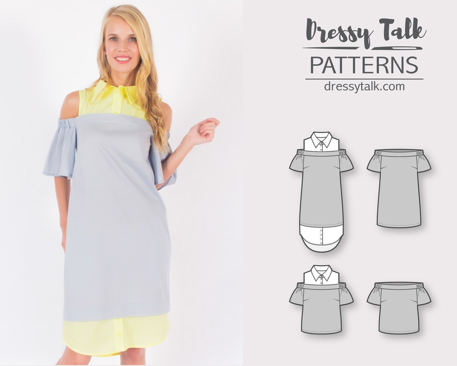 Dress Patterns off Shoulder Dress Pattern off Shoulder Top - Etsy
