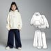 Kids Tracksuit Sewing Pattern PDF, Beginner-friendly Sweatshirt and ...
