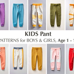 Sewing Bundle PDF - KIDS Sewing Patterns - Kids Sewing Tutorial - PDF ...
