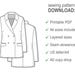 Blazer Sewing Patterns Womens Sewing Pattern Lined Double Breasted ...