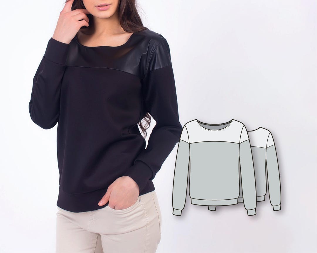 Sweatshirt Sewing Pattern - Sewing Tutorials - Sewing Patterns - Womens ...