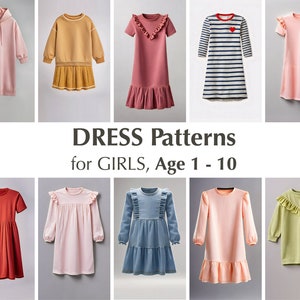 Sewing Bundle PDF - KIDS Sewing Patterns - Kids Sewing Tutorial - PDF ...