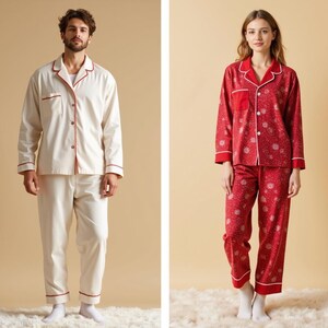 Family Pajama Set Sewing Pattern, PDF Download, Matching Pajamas for ...