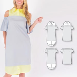 Dress Patterns off Shoulder Dress Pattern off Shoulder Top Pattern off ...