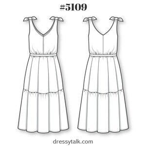 Dress Pattern - Sewing Pattern - Dress Patterns for Women - PDF Sewing ...