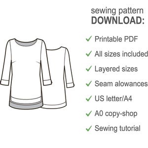 Beginner Top Patterns - PDF Sewing Patterns - Etsy