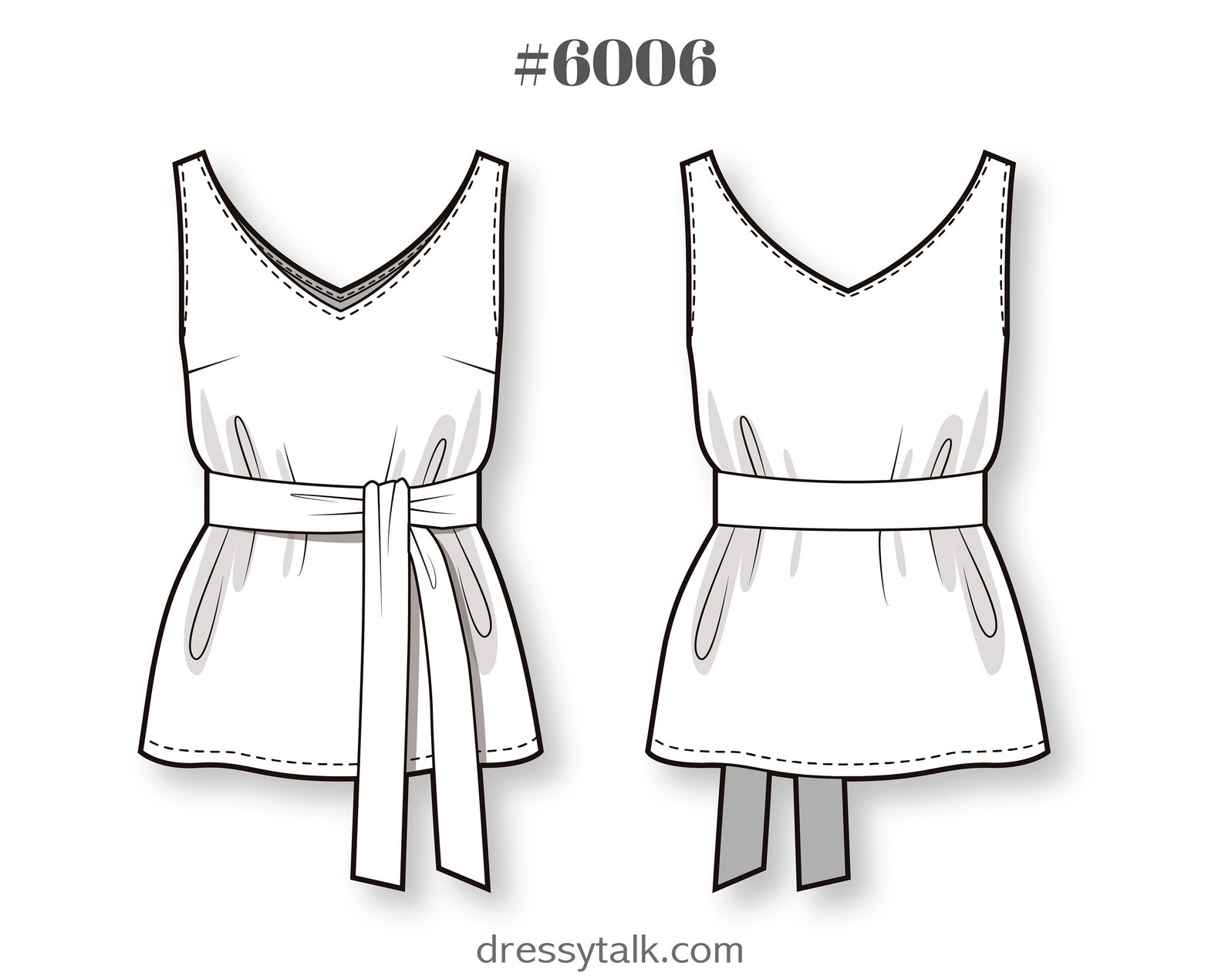 Top Pattern PDF Sewing Patterns Clothing Patterns Blouse | Etsy