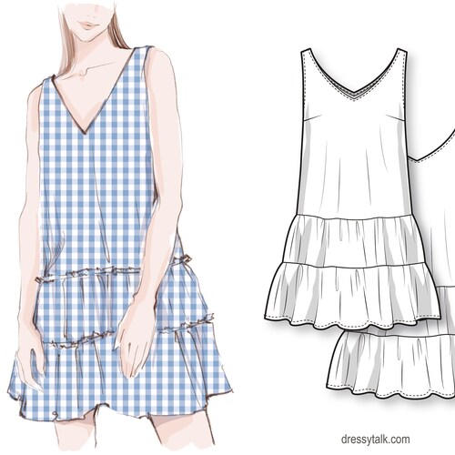 Ruched Backless Crop Top for Women PDF Sewing Pattern - Etsy