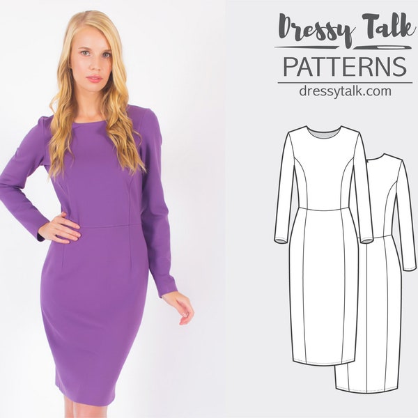 Simple Dress Pattern - Etsy