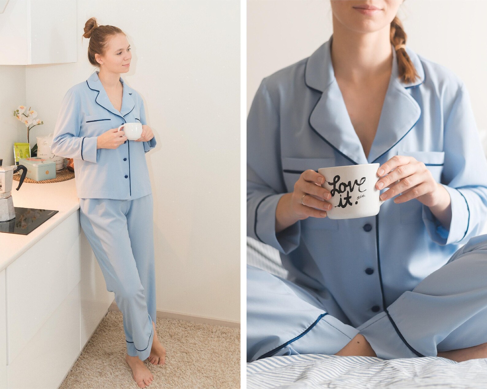 Pajama Sewing Pattern - Sleepwear Patterns - Women's PDF Sewing ...