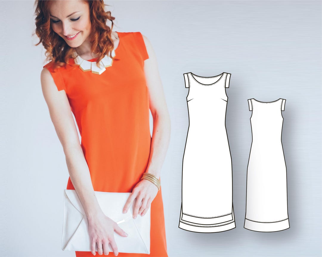 Shift Dress Pattern - Sewing Pattern - Etsy