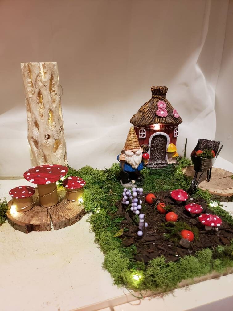 Gnome Toadstool Farm | Etsy
