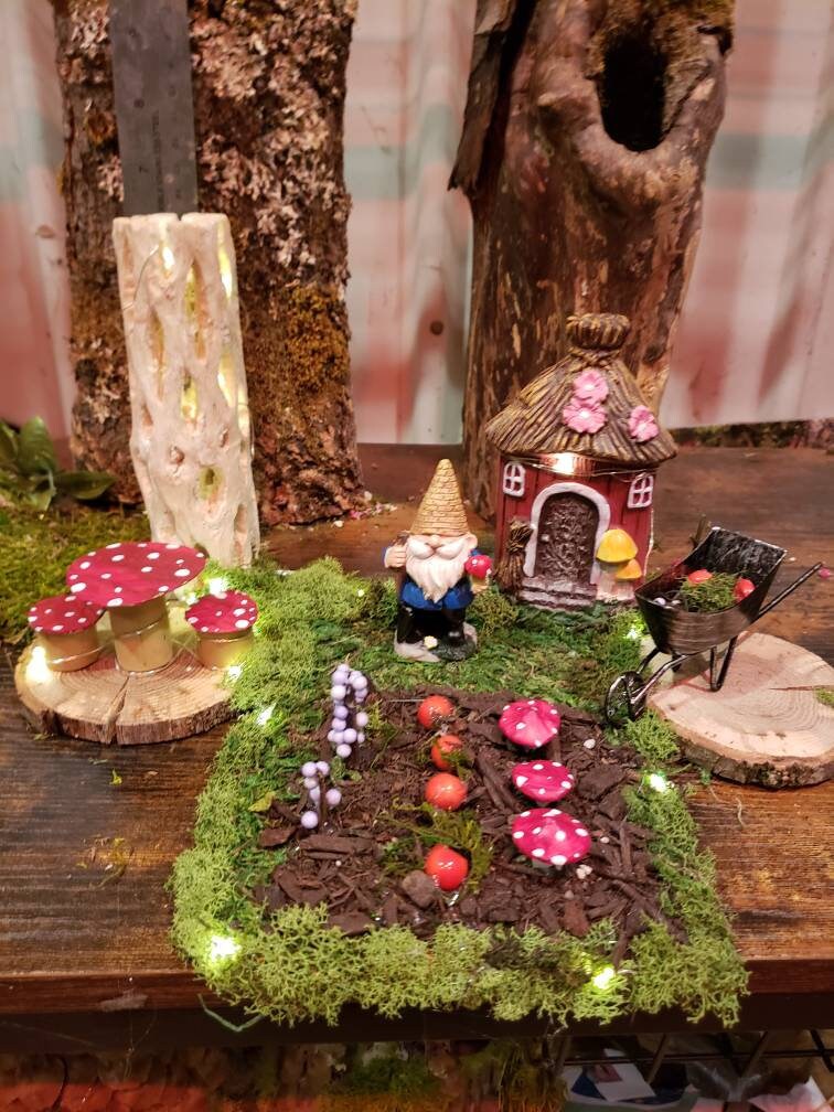 Gnome Toadstool Farm | Etsy