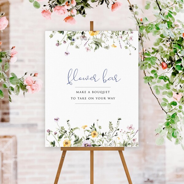 Flower Bar Template - Etsy