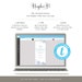 Something Blue Menu Template, Blue and White Floral Menu, Printable ...
