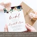 Favor Tag, Navy, Burgundy and Blush, Gift Tag Template, Bridal Shower ...