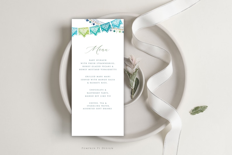 Fiesta Rehearsal Dinner Menu, Love and Laughter Before Happily Ever ...