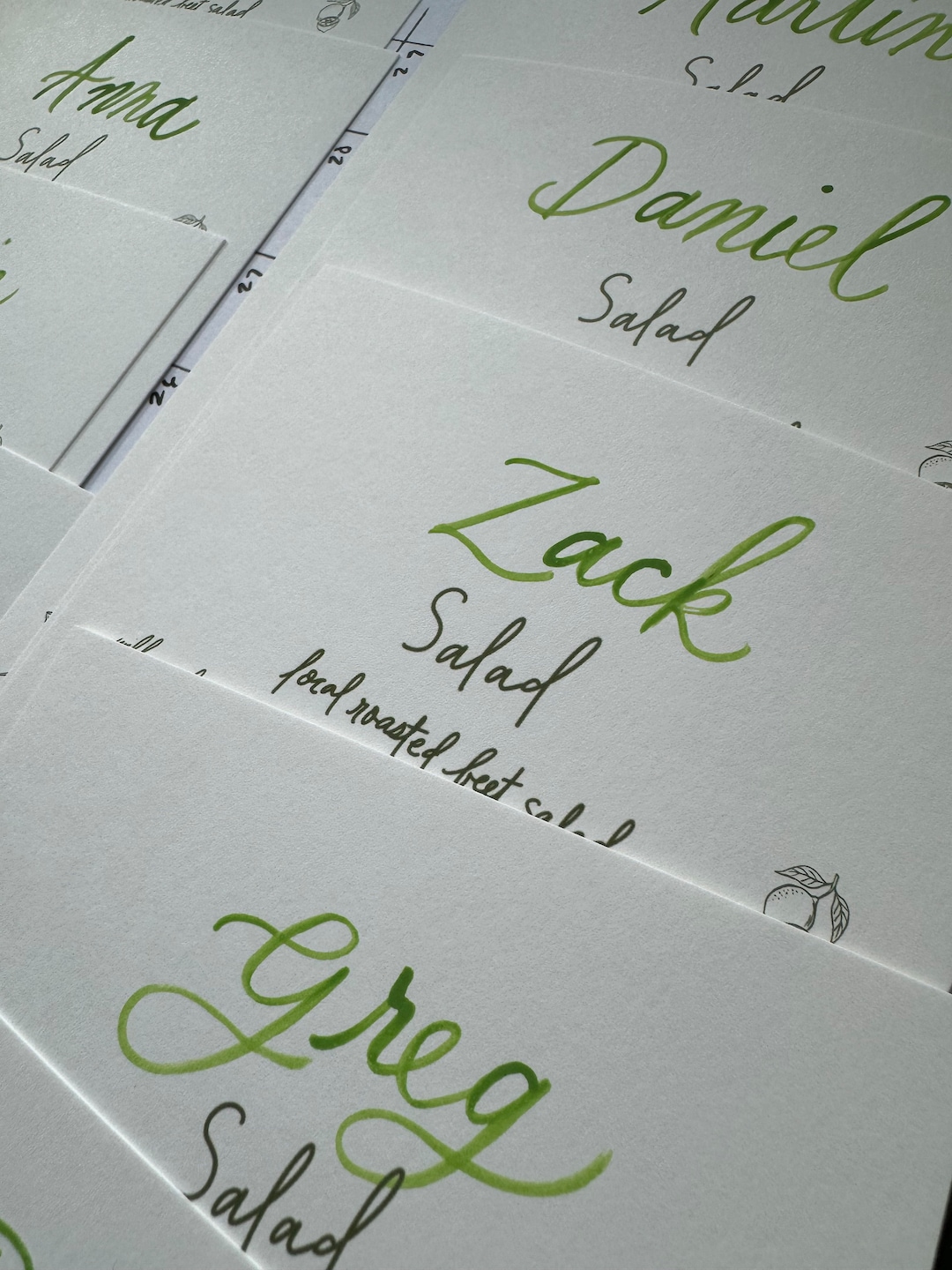 Handwritten Menus With Illustrations | Wedding | Special Events | Baby ...
