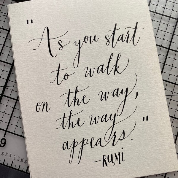 Calligraphy Quote - Etsy