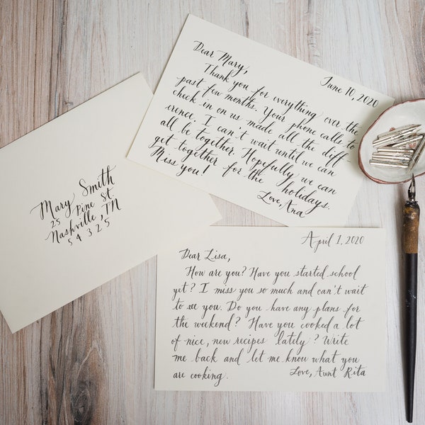Handwritten Letter - Etsy