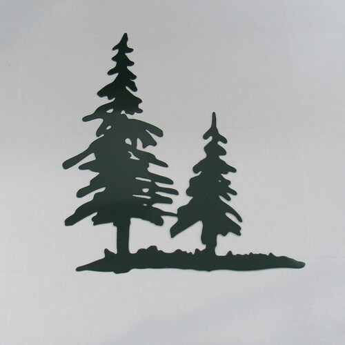 Metal Tree Wall Art Ponderosa Pine Tree Silhouette Home Decor - Etsy
