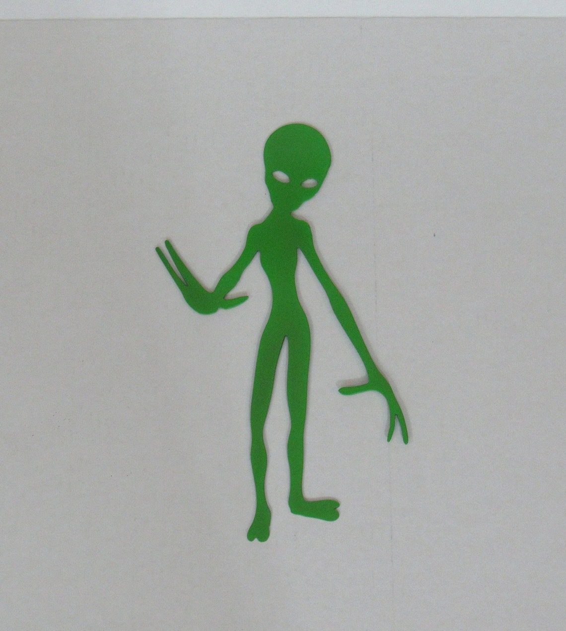 Alien Metal Steel Wall Art Sign Indoor Outdoor Outer Space | Etsy