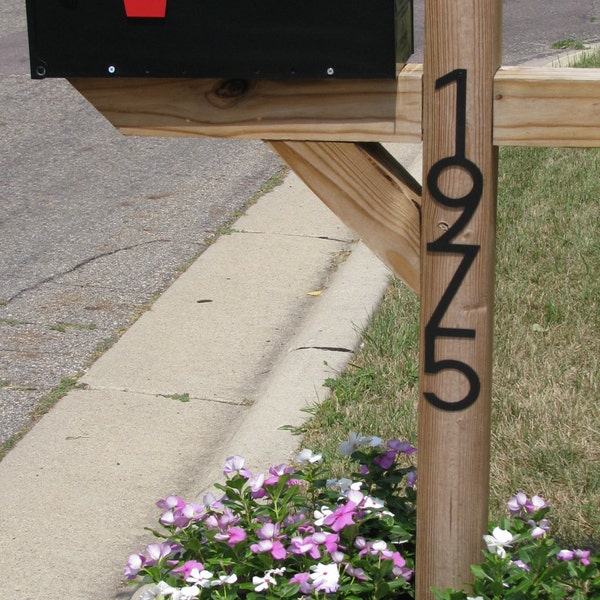 Modern Mailbox Post - Etsy