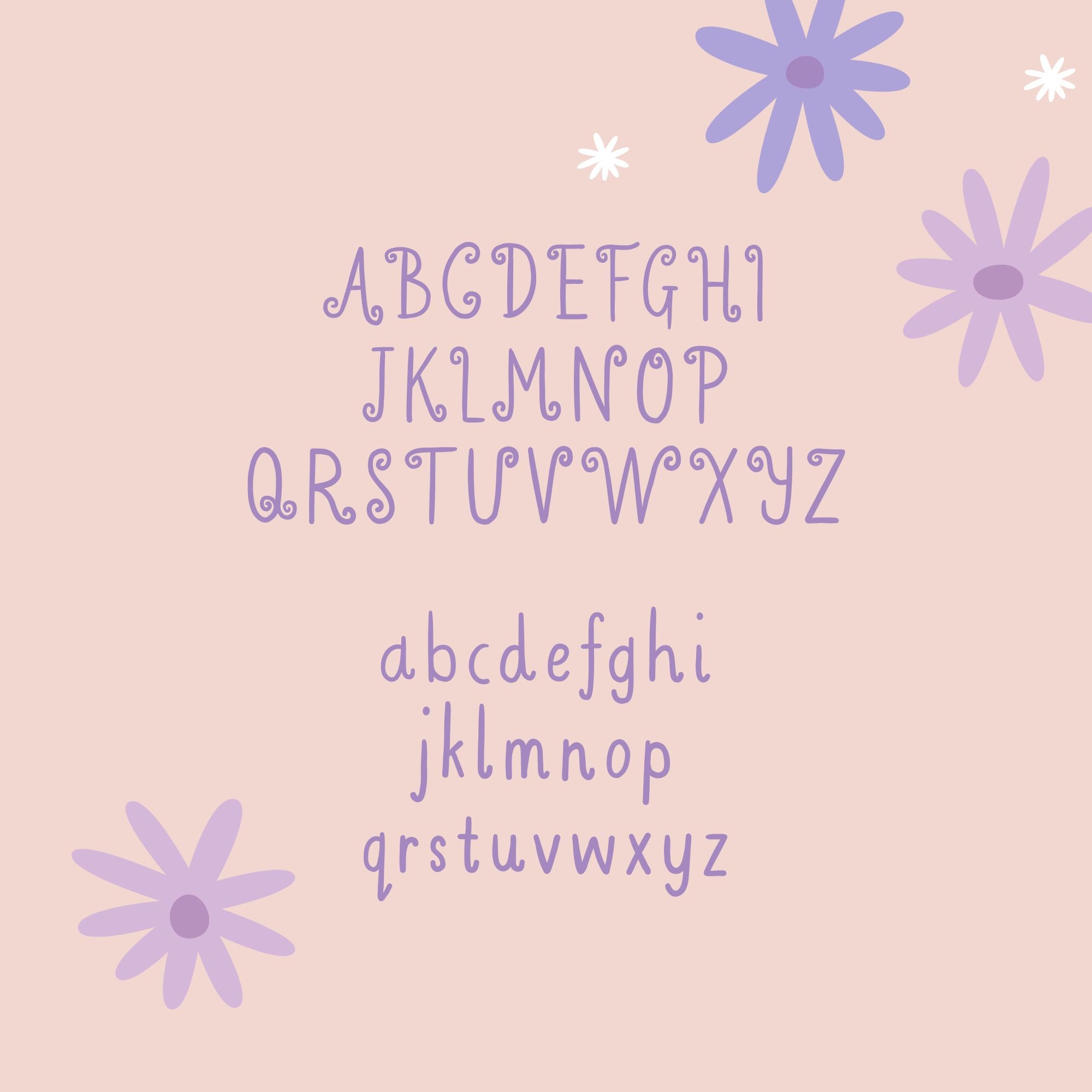 Fancy Nancy Swirly Font | Curly Font | Hand Drawn Font | Fun Font ...