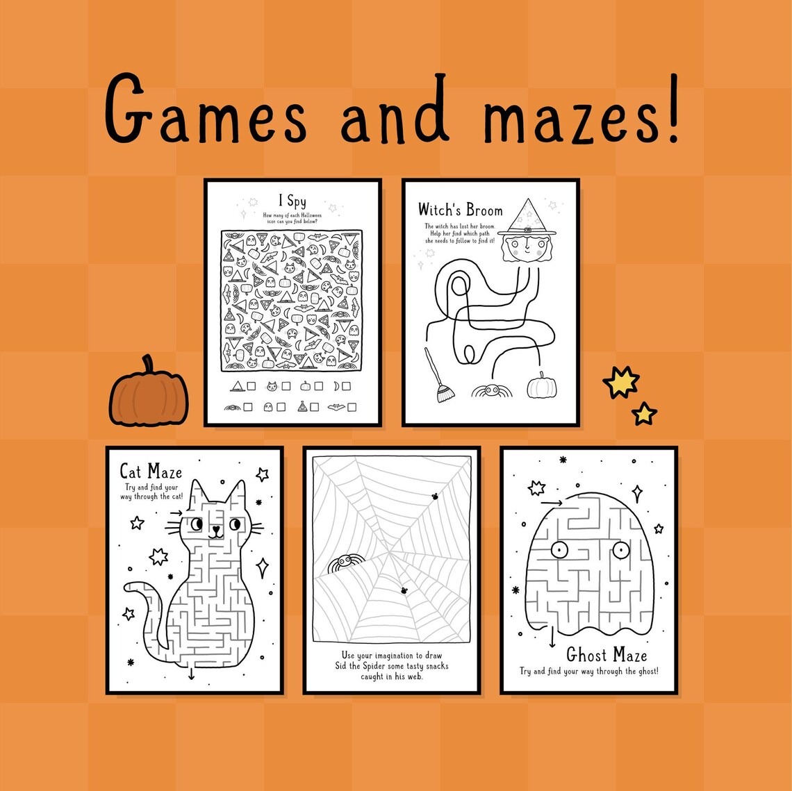 Printable Halloween Activities for Kids | 25 Halloween Printables ...