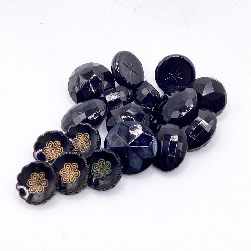 Fancy Glass Buttons - Etsy