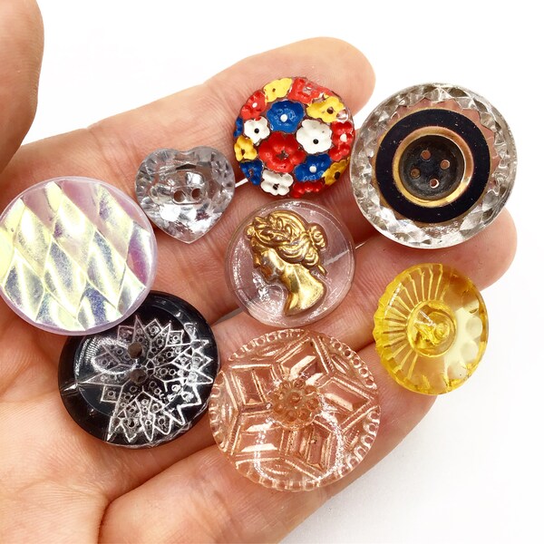 Glass Button - Etsy