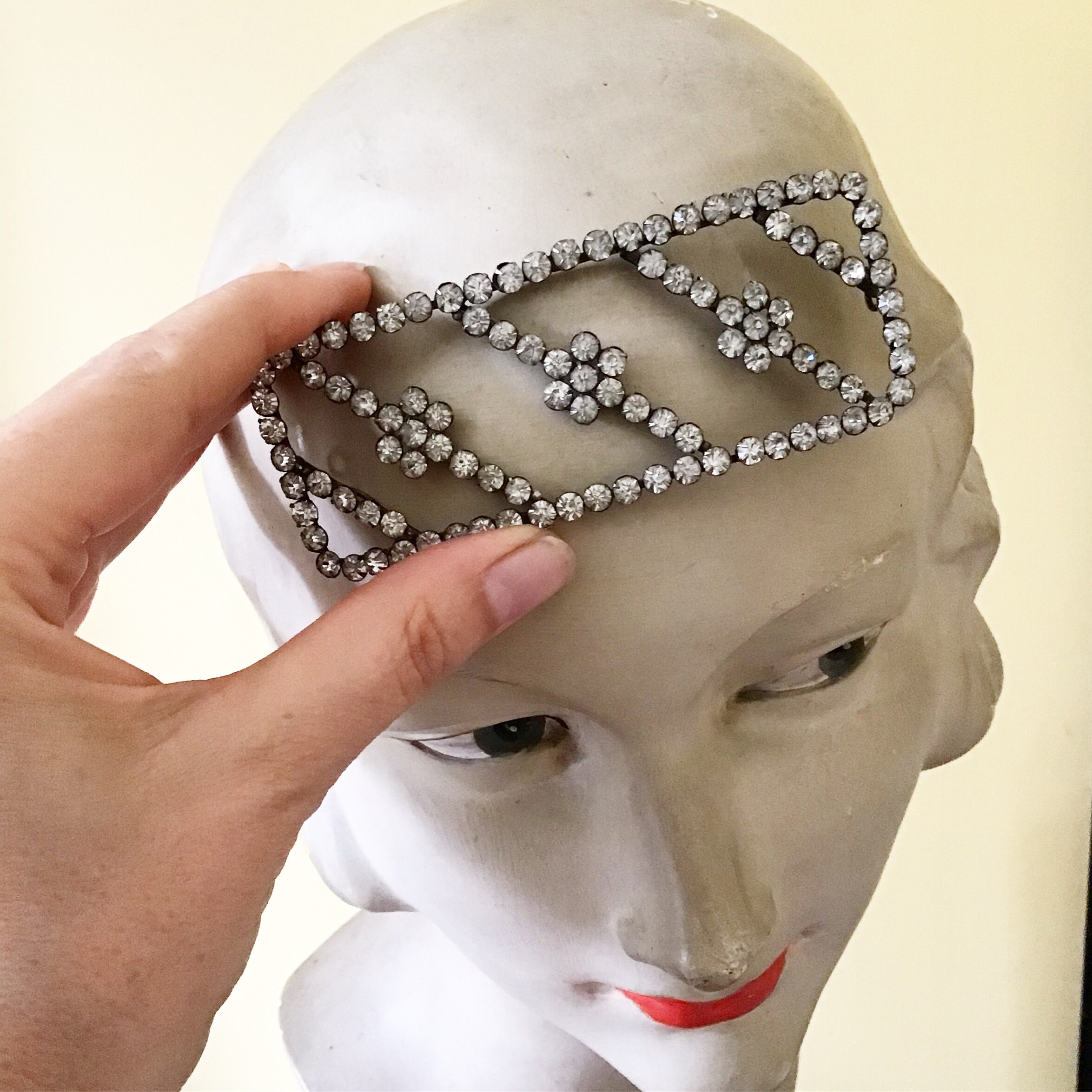 Large Antique Edwardian Paste Dress Embellishment Paste - Etsy