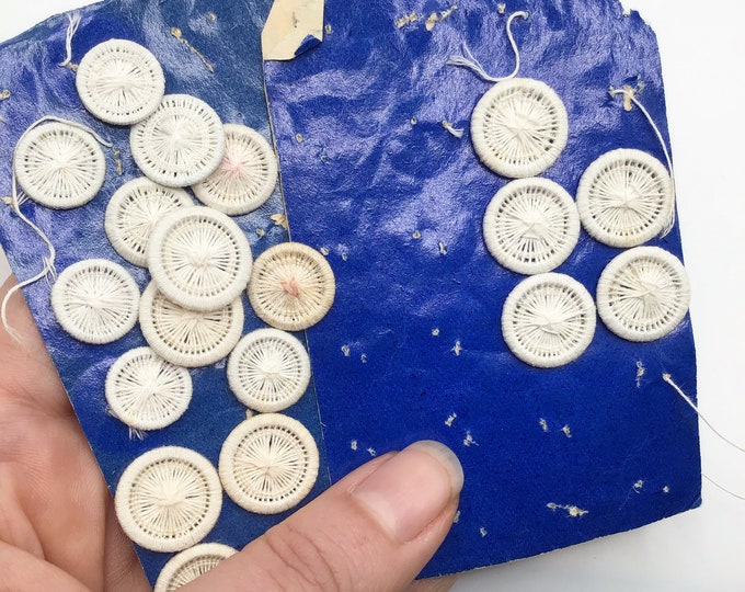 Antique, Handmade, Dorset Buttons, Thread Buttons, Various Sizes With ...