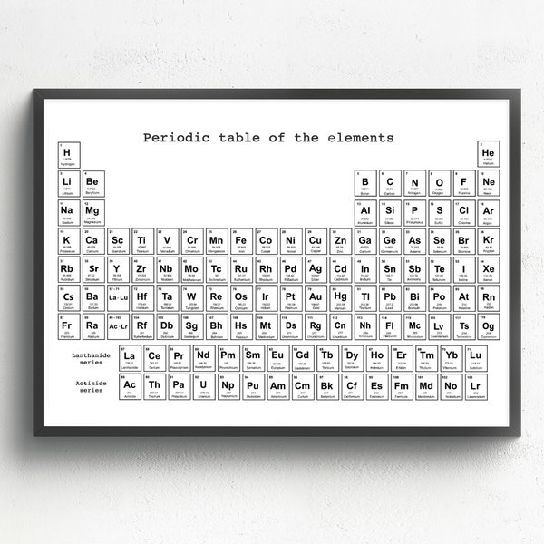Periodic Table - Etsy