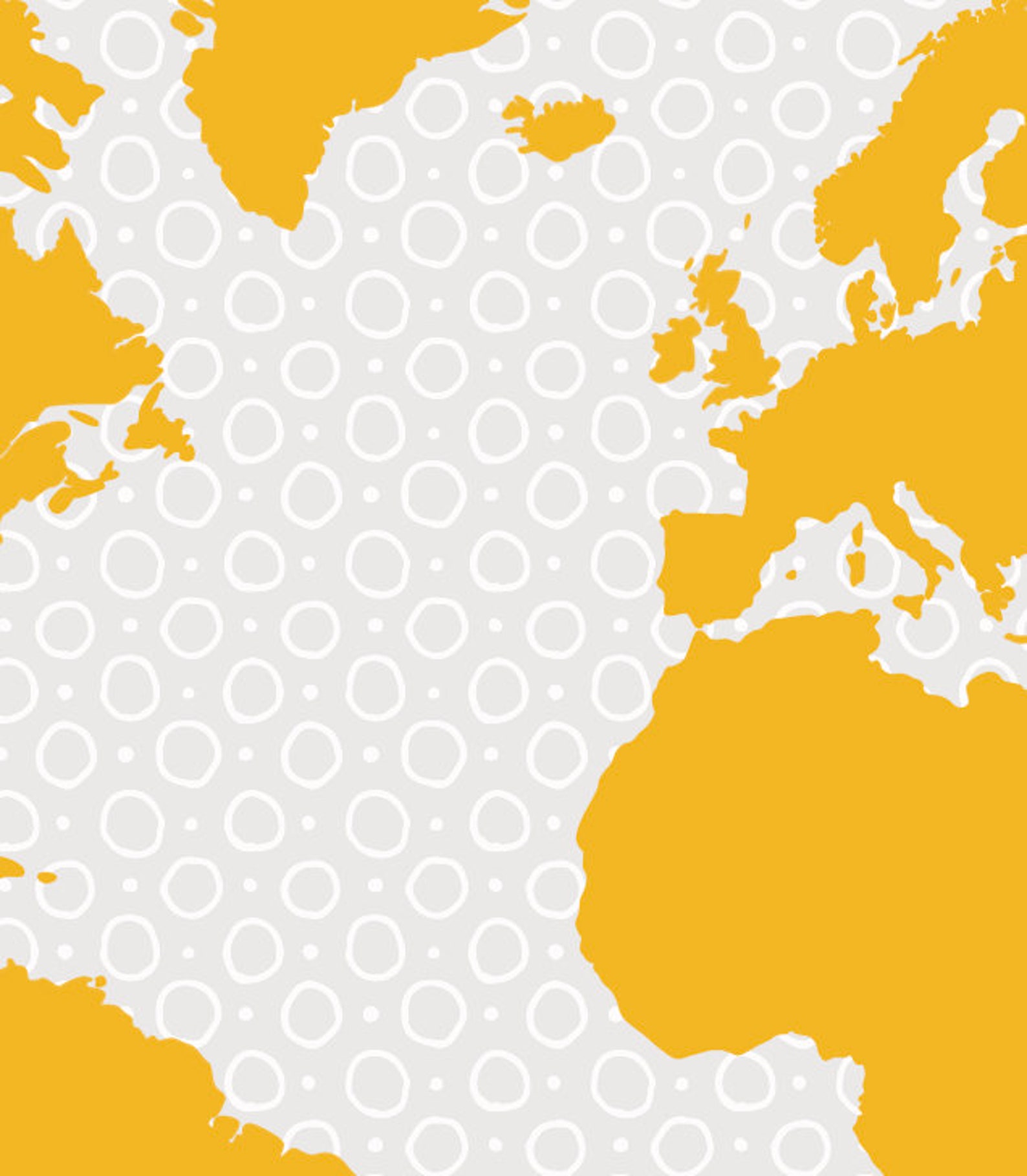 World Map Poster Yellow Travel Theme Nursery Wall Decor - Etsy