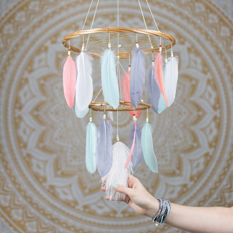 Feather Mobile - Etsy